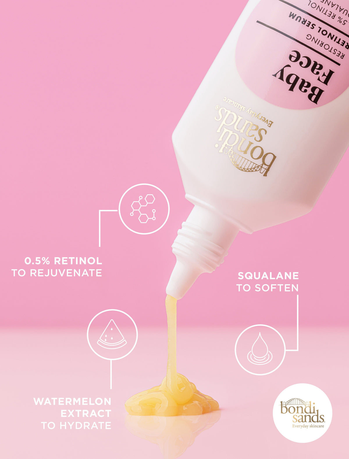 Baby Face Retinol Serum - Bondi Sands Australia